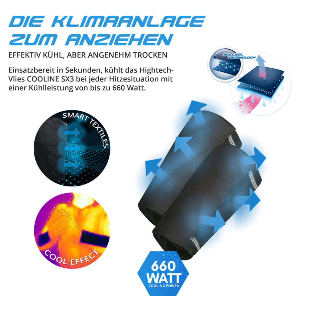 E.COOLINE PowerArmCooler SX3, 1 pair - arm cooler - E.COOLINE - Air ...